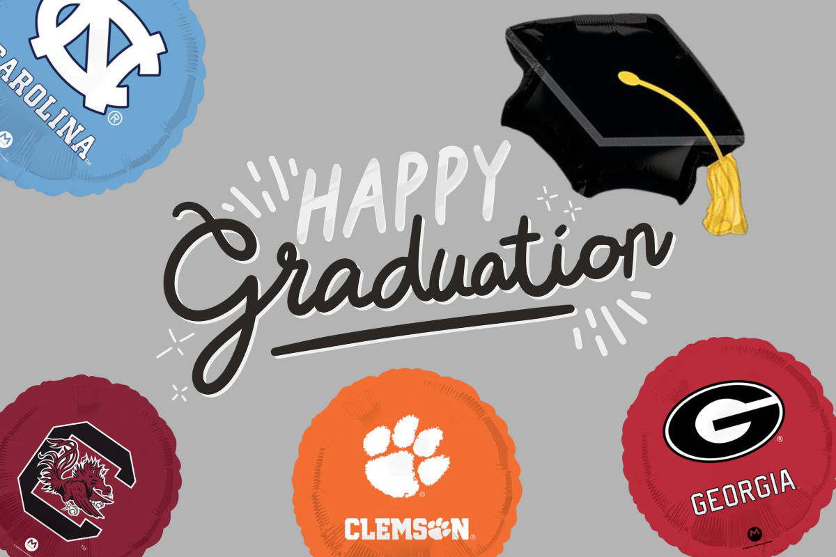 SC Graduation Balloon Decor Guide: CofC, USC, Clemson & Citadel ...