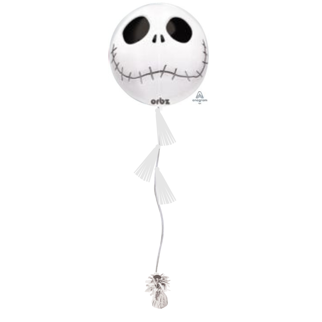 Jack Skellington Tasseled Orb – Charleston Balloon