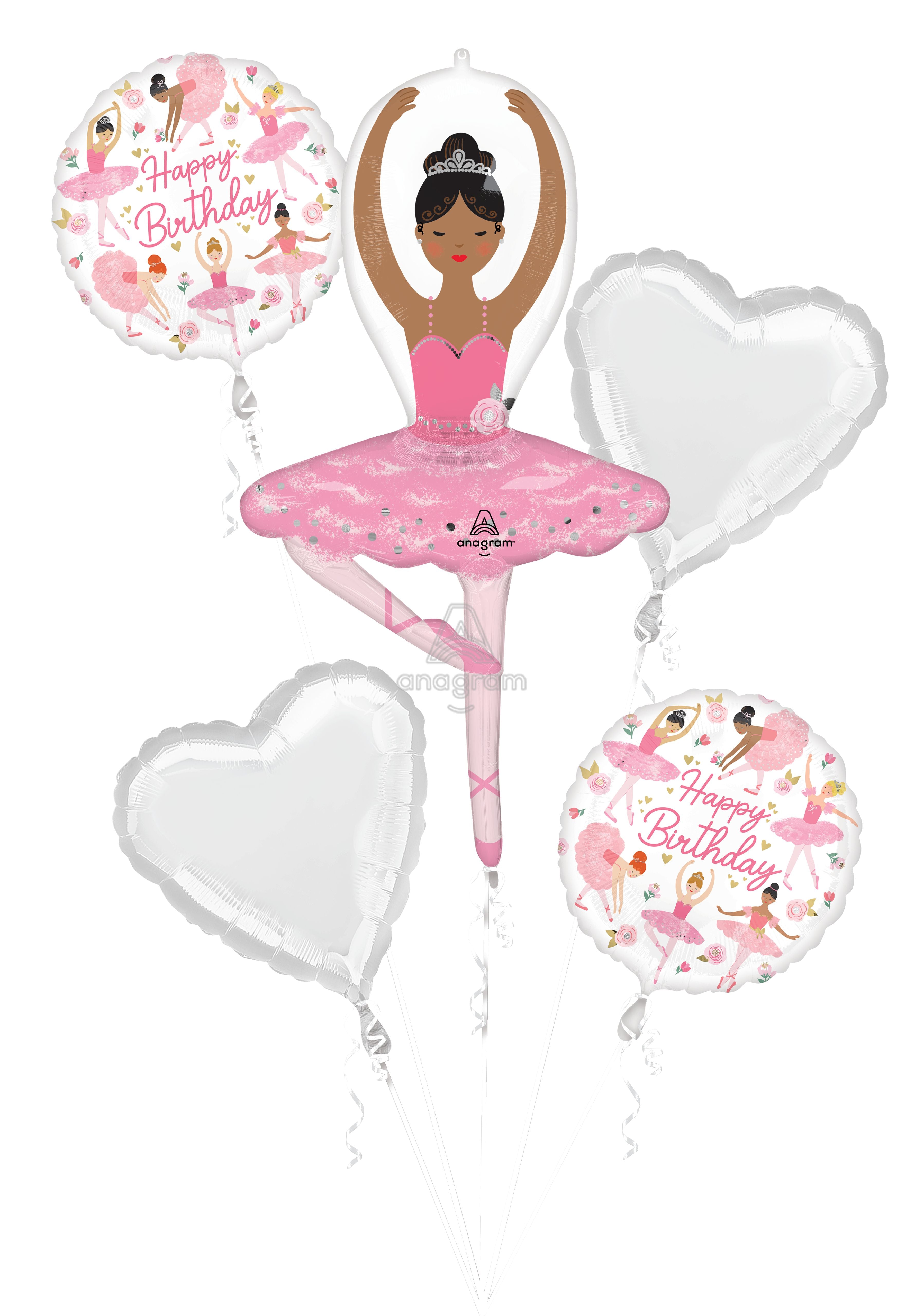 Ballerina TuTu Foil Balloon