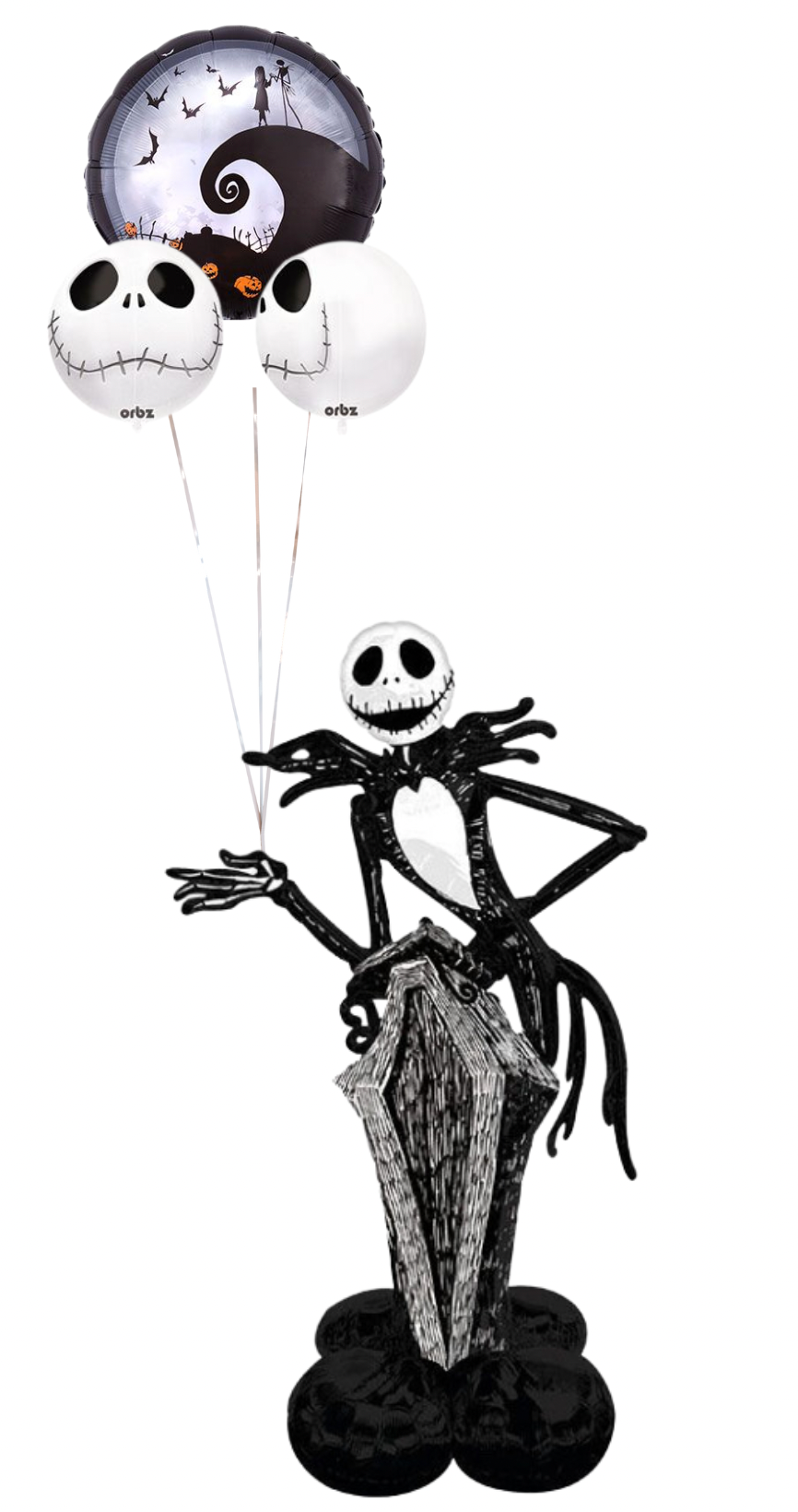 Jack Skellington Halloween Trio Bouquet – Charleston Balloon