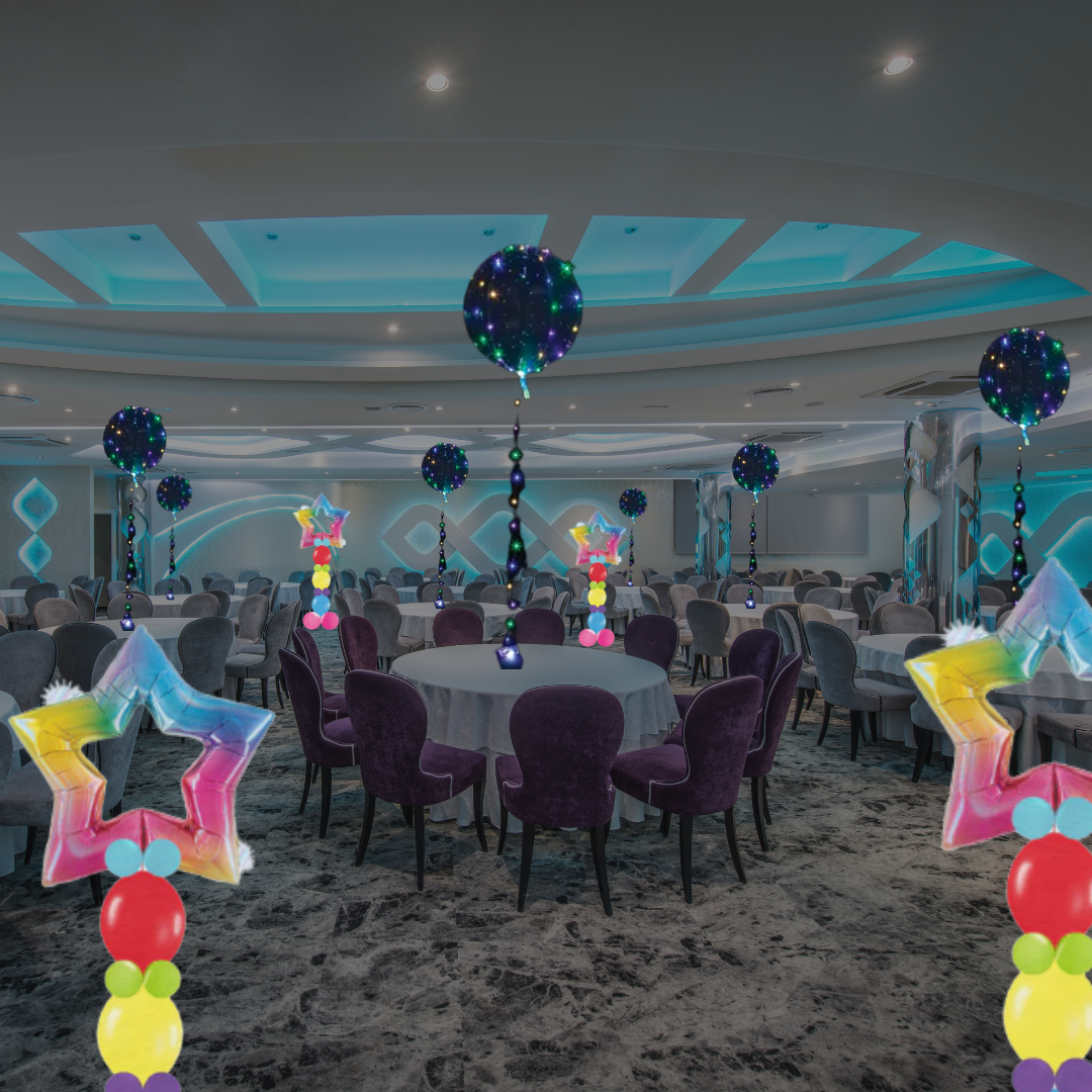 Neon Lights Ballroom Pick a Party