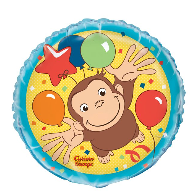 Curious George Foil Balloon (D)