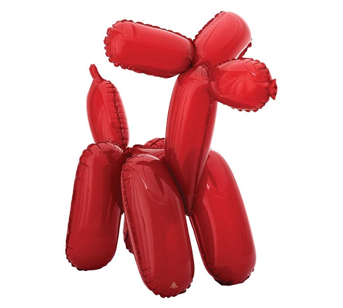 Red Balloon Dog Table Decoration (19 Inch) – Charleston Balloon